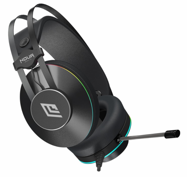 Cuffie Gaming NOUA PILLAR USB con Microfono Flessibile & Audio Surround ...