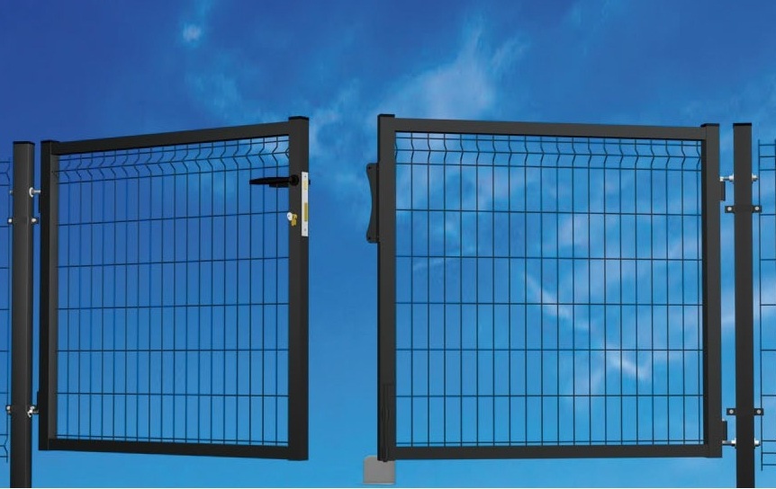 Cancello Medium Doppio - con Rete 50X200X5 mm - Telaio 35/40 mm ...